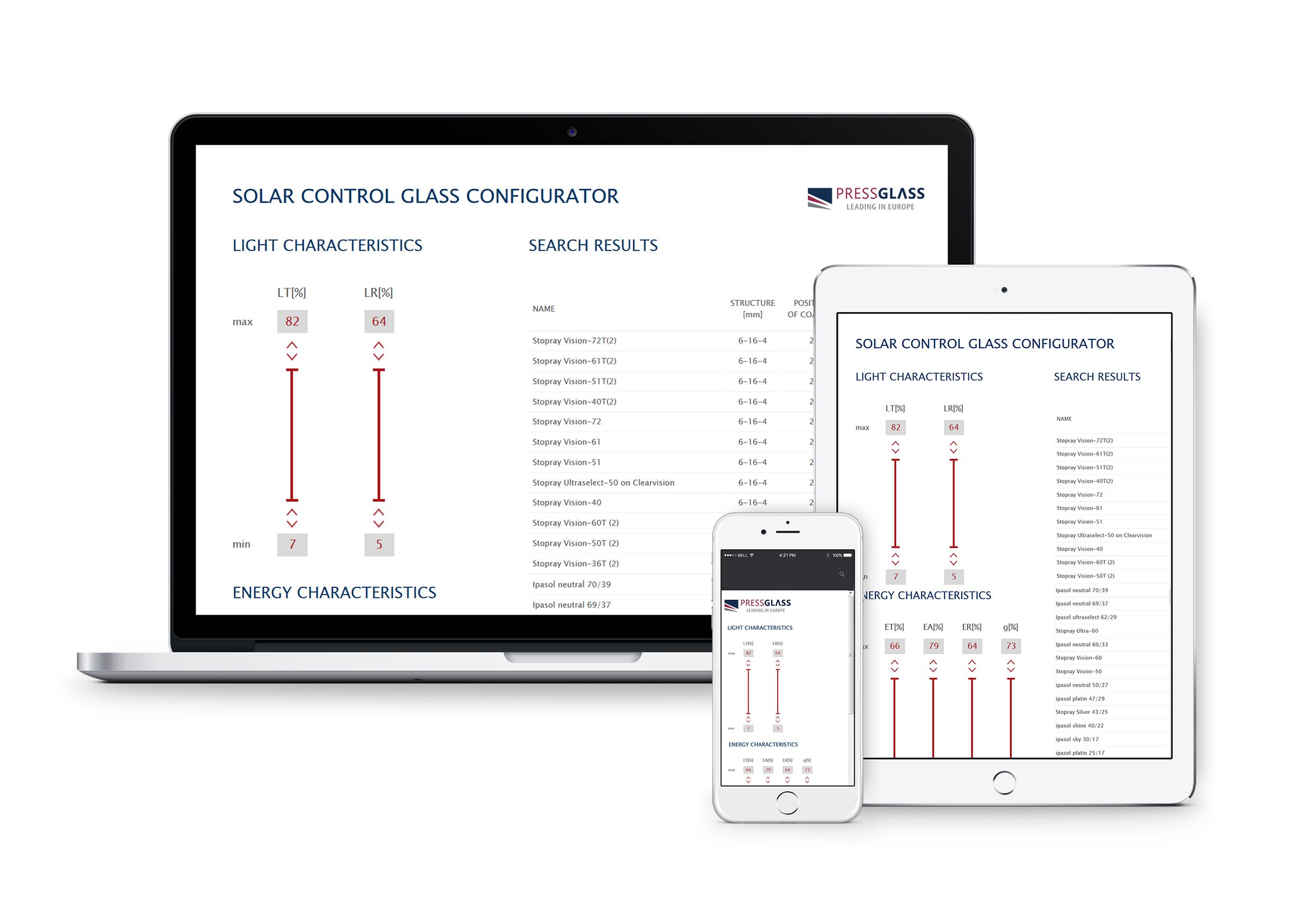 Solar control glass - PRESS GLASS HOLDING SA